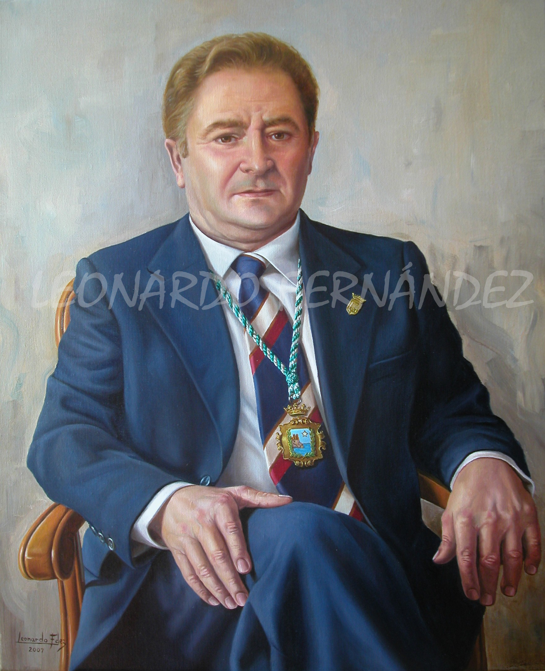 RETRATO D. LUIS PAGÁN SAURA | Leonardo Fernández González